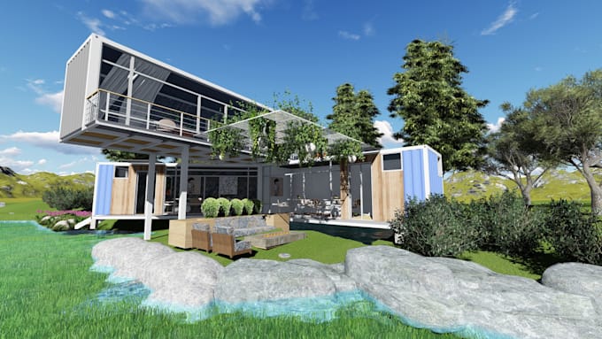Design shipping container homes, tiny houses, shops, restaurants ...