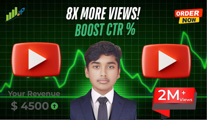 Create design a mind blowing and attractive youtube thumbnail for you ...