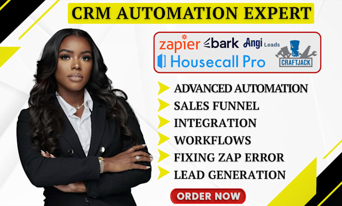 Setup zapier zap angi leads bark craftjack housecall pro homeadvisor ...
