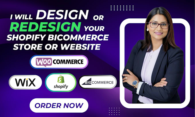 Design redesign bigcommerce woocommerce website shopify store wix by ...
