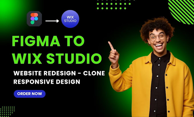 Convert figma to wix studio and wix landing page design by Saha_hridoy ...