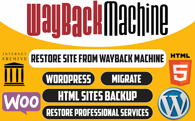 Restore wesbite from wayback machine or web archive by Naqeebulrehman | Fiverr