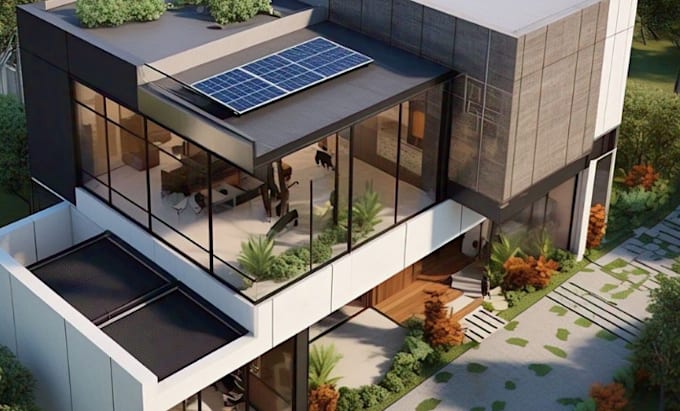 Do 3d cgi exterior design, commercial, residential and 3d render by ...