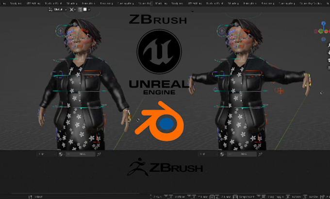 3d rig character rigging facial rigging vtuber rigging for animation by Polli3 | Fiverr