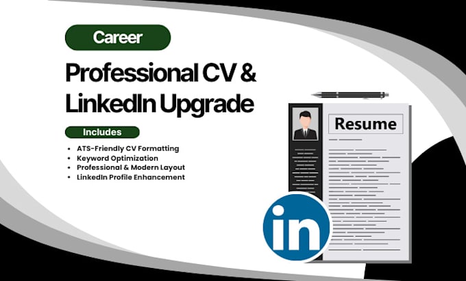 Rewrite your cv and optimize your linkedin profile by Suelen_silva2 | Fiverr