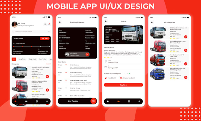 Create Mobile App Uiux Design Wireframe And Figma Prototype By