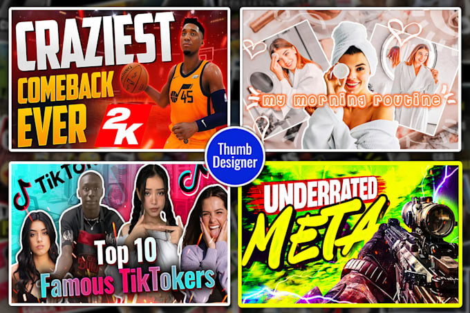 Design the best gaming youtube thumbnail for your videos by Ambreen_75 ...