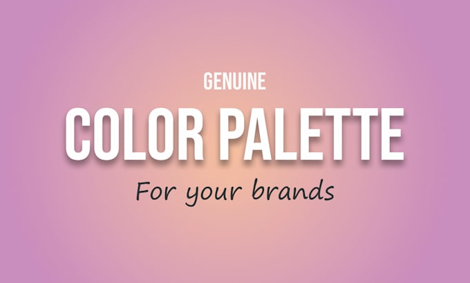 Design genuine color palette for your brands by Madhusankacolor | Fiverr