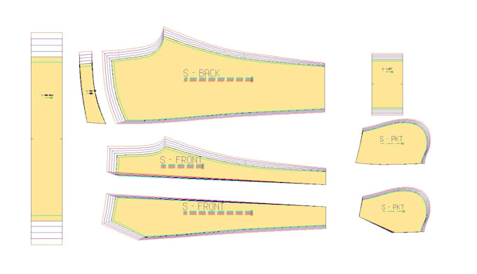 Pattern making marker making by Rathee007fash | Fiverr