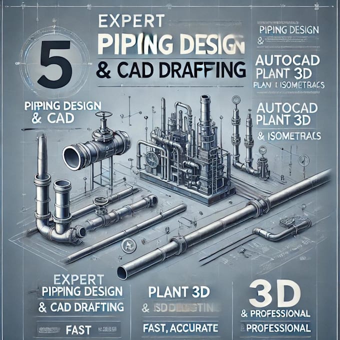 Create 3d piping models and plant layouts by Gulam_md | Fiverr