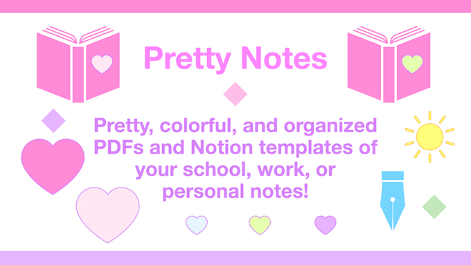 Turn your messy notes into pretty pdfs and notion templates by Pretty ...