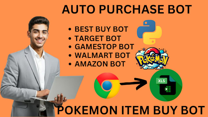Do scalping bot for target, bestbuy, gamestop bot, amazon bot, walmart ...
