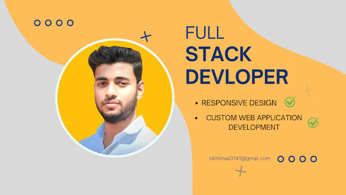 Develop a responsive mern stack custom web site for your business by Nikhil_mali_ | Fiverr