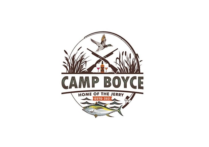 Design fishing camp and clothing brand logo by Jessica_conrade | Fiverr
