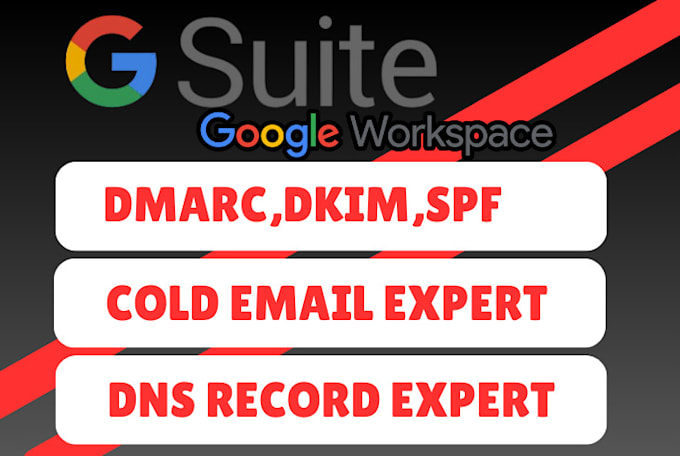 Setup mx records google workspace g suite business email migration dmarc dkim by Capputol | Fiverr