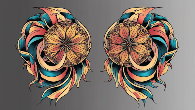 Hand draw a full back tattoo design unique modern by Protsour | Fiverr