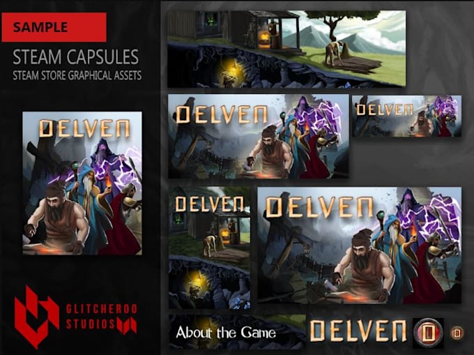 Design steam capsule design for game and marketing banner by Rosalie ...