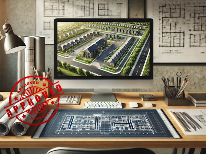 Draw site plan for city permit and architectural drawings by Richard ...