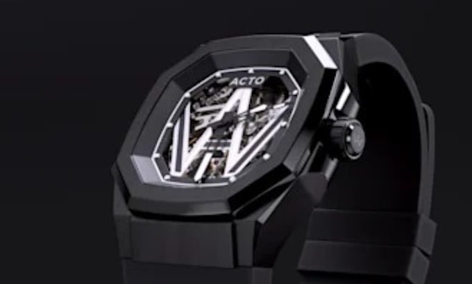 3d cgi watch animation, 3d watch, 3d wristwatch, 3d watch animation in ...