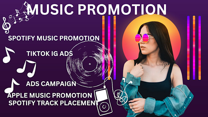 Promote your spotify music apple music through effective ig tiktok ads ...