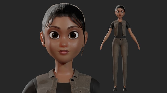 3d character modeling 3d character design by Hadiij | Fiverr