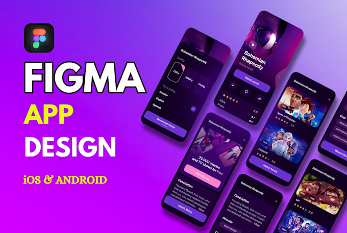 Do pro figma app design and ui mockup for ios or android by Mishalmoin | Fiverr