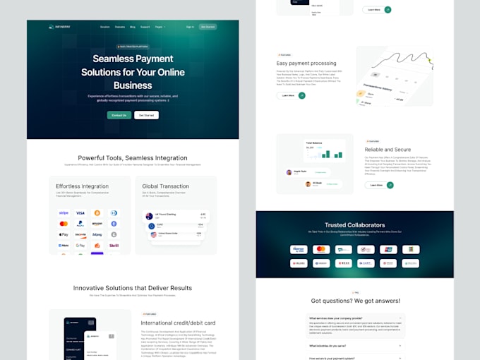 Design wallet, saas, banking and fintech ui ux design in figma by ...