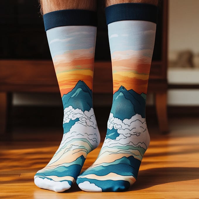 Make a custom and unique socks design by Triinkuusik | Fiverr