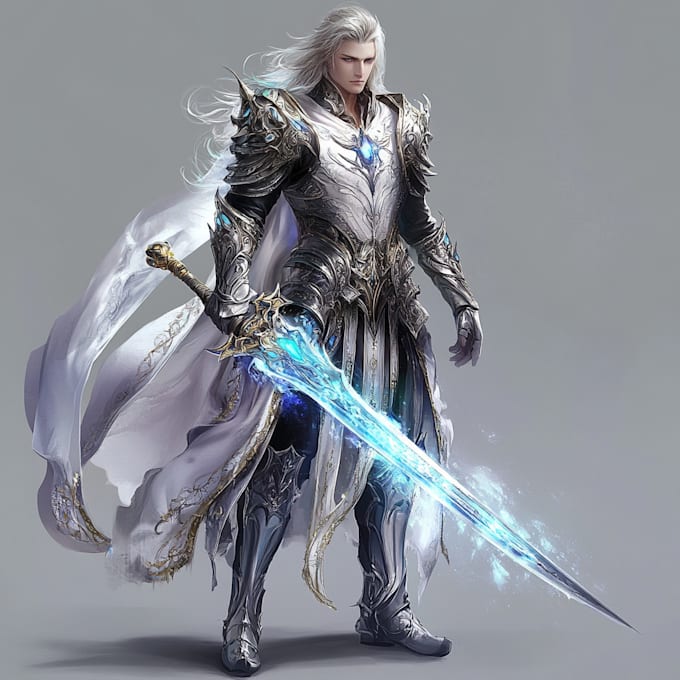 Draw dnd, fantasy character and dnd character art for you by Khirognahs ...