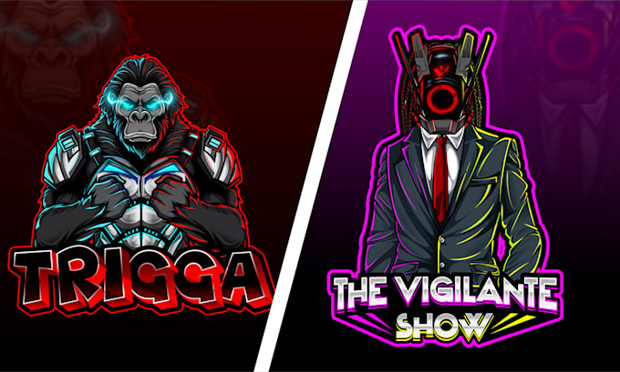 Design custom logo intro for twitch, kick and youtube outro for stream ...