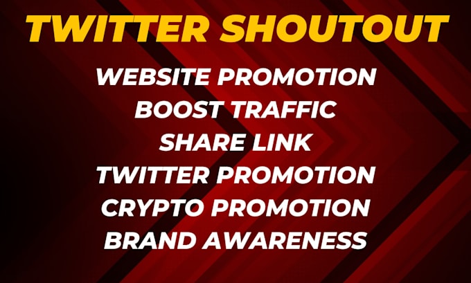 Shoutout, promote, website share link to 100m twitter, ig, fb, tiktok ...