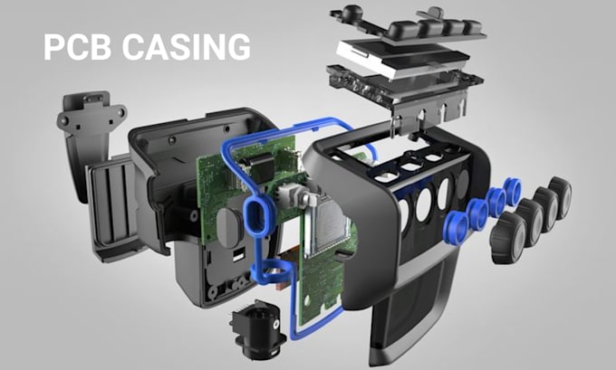 Pcb design, pcb casing pcb enclosure for 3d printing, product design ...
