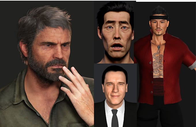 3d realistic character design unreal engine rig game character animation stream by Malcomxy | Fiverr