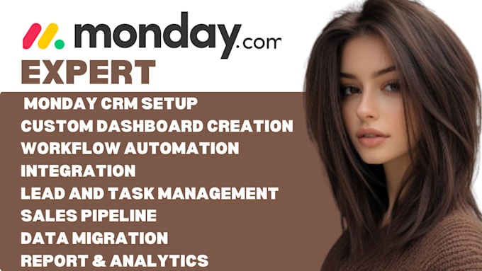 Setup monday crm dashboard, automation, integration, lead and task management by Bimbo_10 | Fiverr
