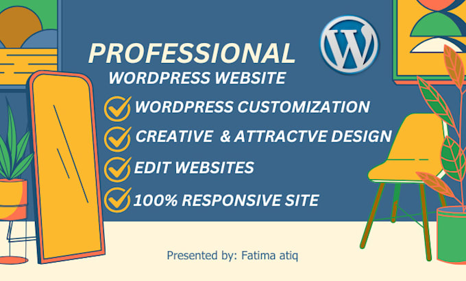 Create Customize Edit Fix Rebuild Redesign Wordpress Website By