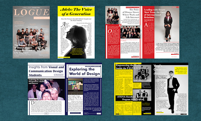 Design minimalist and elegant magazine layout by Yogidesignn | Fiverr