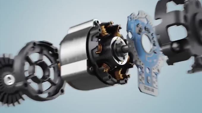 Do 3d industrial animation exploded view 3d product animation 3d explainer video by Janemewfret ...