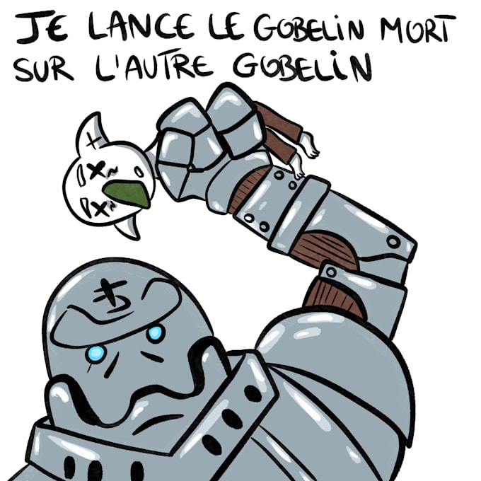 Draw a fun illustration for a rp campaign by Patatepanda | Fiverr