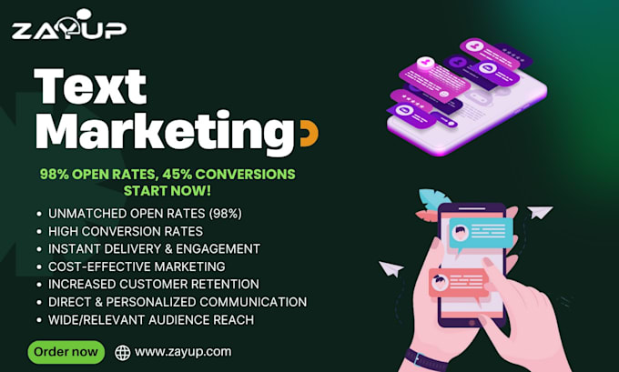 Run sms and mms text marketing campaigns for your business by Ai_mastermind_ | Fiverr