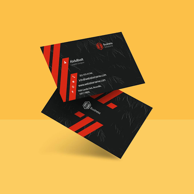 Create a unique card design for your business by Abkhan512 | Fiverr