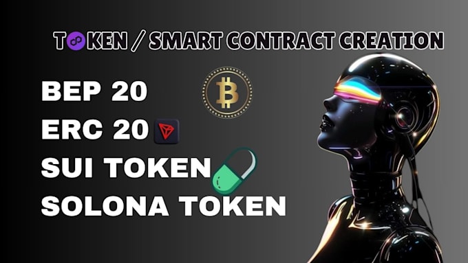 Create bep20,sui,erc20,base,sol,etherum custom token do smart contract audit by Simeonexpert32 ...