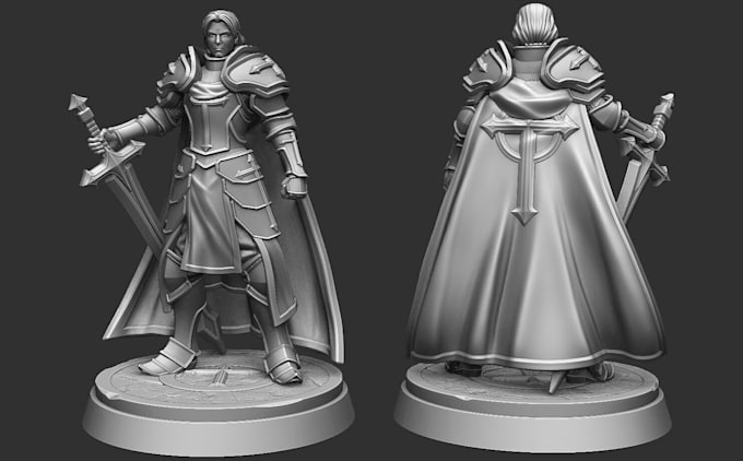 Design 3d miniature 3d figurines 3d warhammer 40k 3d character for 3d ...