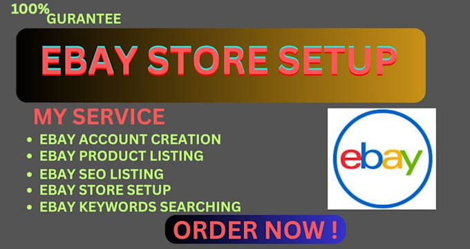 Do ebay store setup custom design and professional ebay store design ...
