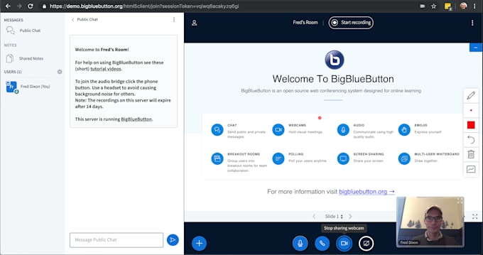 Install and configure bigbluebutton for online meetings and webinars by Farhatulain787 | Fiverr