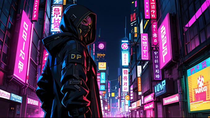 Create cyberpunk nft crypto art for you by Ferlishailler | Fiverr