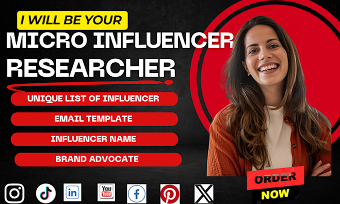 Be a micro influencer, influencer research for collaboration on brands ...