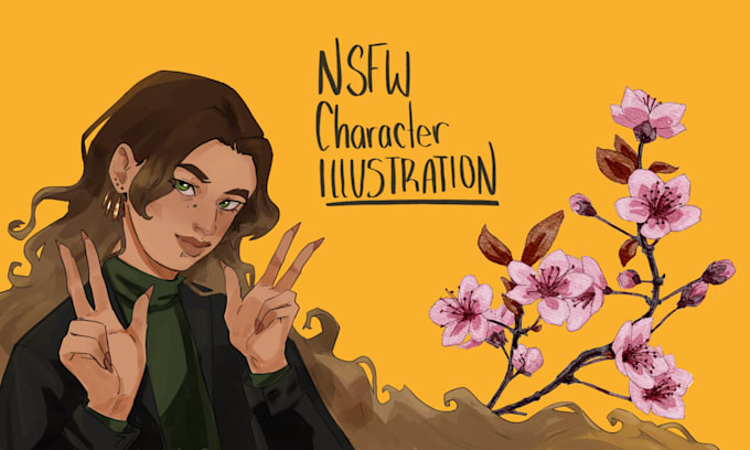 Draw nsfw character illustration by Clairosene | Fiverr