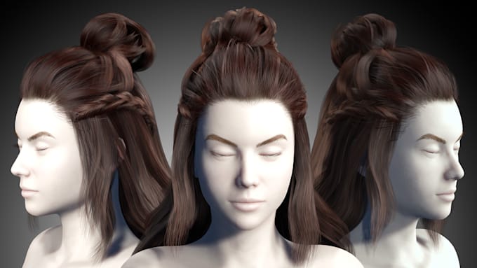 Do 3d hair, xgen hair, real time hair and realistic hair by Elitdeck ...