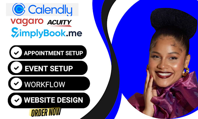 Acuity scheduling, calendly, simplybook me, vagaro booking appointment mindbody by Gfbtina | Fiverr