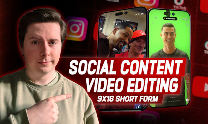 Edit your instagram reels, ads, youtube shorts and tik tok by Dansace | Fiverr